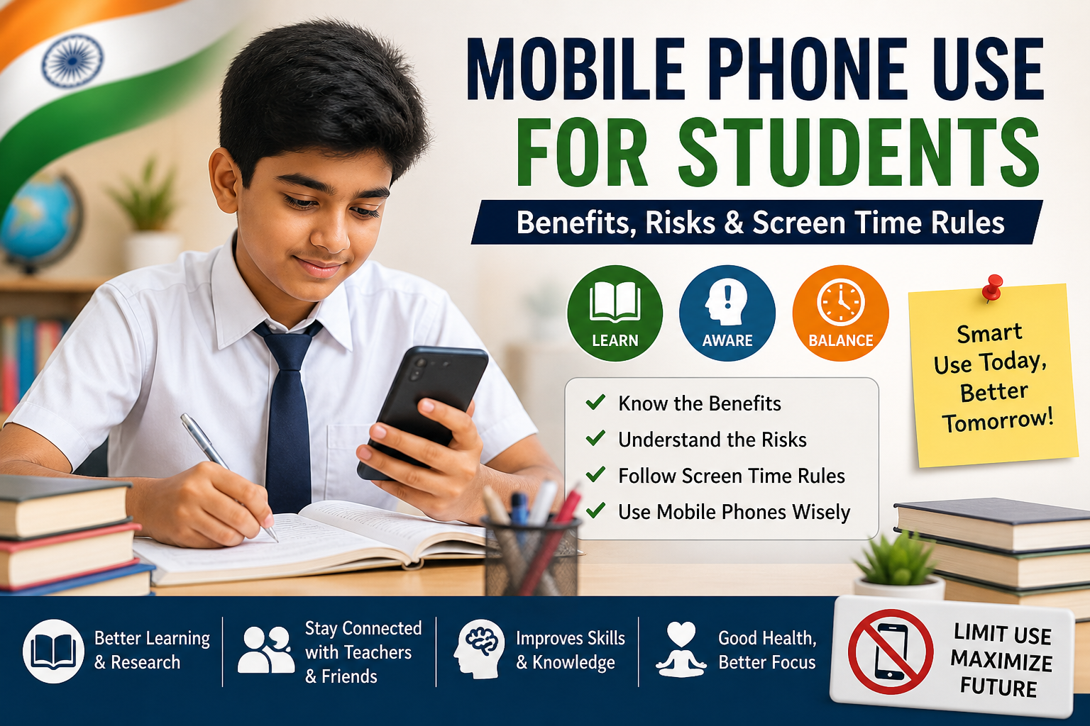 Mobile Phone Use for Students – Benefits, Risks & Screen Time Rules ...